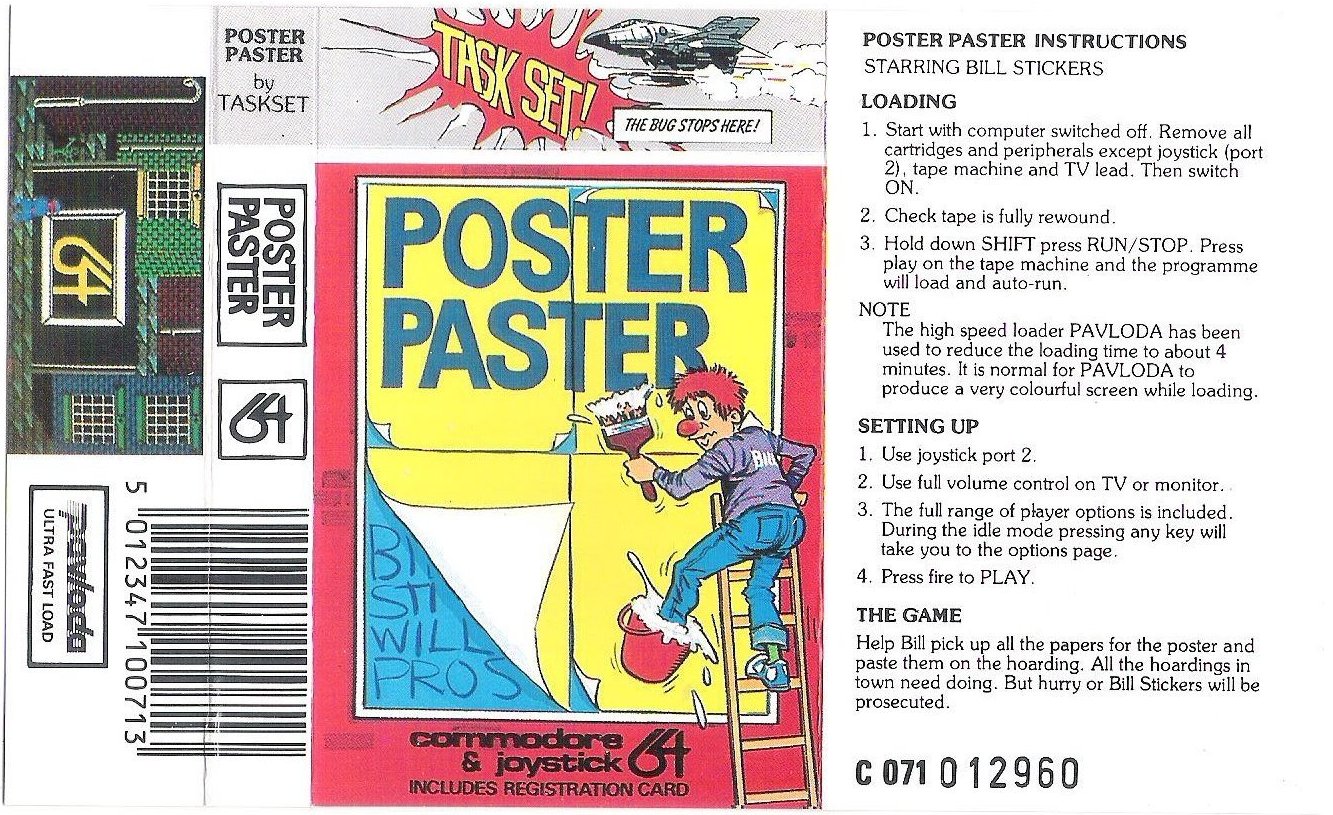 INDiceretro - Poster Paster (1984) (Juegos - Edad de oro)