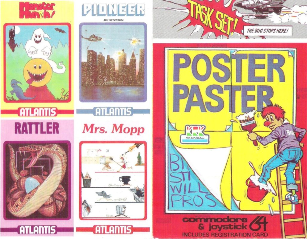 INDiceretro - Poster Paster (1984) (Juegos - Edad de oro)